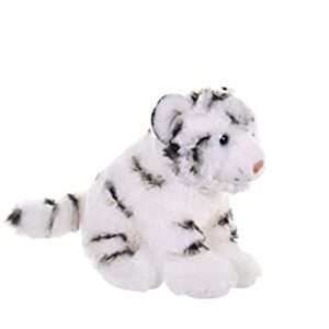 Wild Republic White Tiger Plush, Stuffed Animal, Plush Toy, Gifts for Kids, Cuddlekins 8 Inches,Multicolor