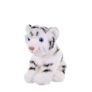 Wild Republic White Tiger Plush, Stuffed Animal, Plush Toy, Gifts for Kids, Cuddlekins 8 Inches,Multicolor