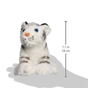 Wild Republic White Tiger Plush, Stuffed Animal, Plush Toy, Gifts for Kids, Cuddlekins 8 Inches,Multicolor