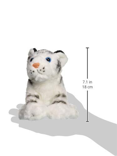 Wild Republic White Tiger Plush, Stuffed Animal, Plush Toy, Gifts for Kids, Cuddlekins 8 Inches,Multicolor