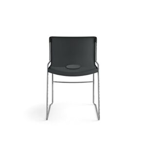 HON Olson Stacking Chair - Guest Chair for Office, Cafeteria, Break Rooms, Training or Multi-Purpose Rooms, Lava, 4 pack (H4041)