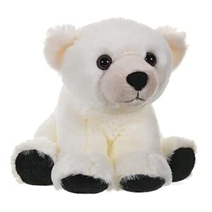 Wild Republic Polar Bear Baby Plush, Stuffed Animal, Plush Toy, Gifts for Kids, Cuddlekins 8", Multi (10845)