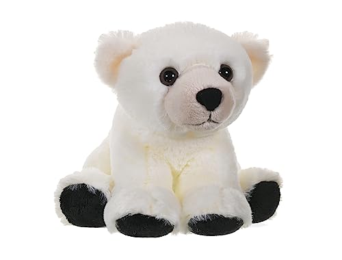 Wild Republic Polar Bear Baby Plush, Stuffed Animal, Plush Toy, Gifts for Kids, Cuddlekins 8", Multi (10845)