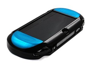 Cosmos Light Blue Protection Hard Case Cover Compatible with PlayStation PS VITA 1000, Fits for Oval Start & Select Button Only