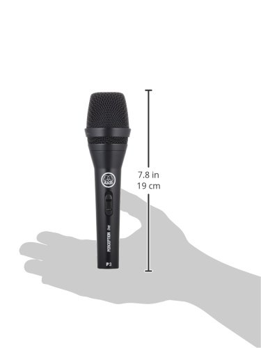 AKG Pro Audio P2 High-Performance Dynamic Bass Microphone, Black