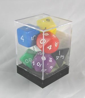 Jumbo Dice 7Pc Assorted Box