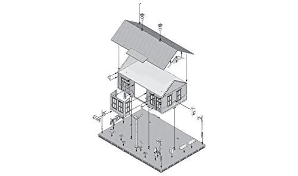 Woodland Station N Scale Kit