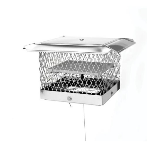 HOMESAVER Lock-Top II 13" x 13" Chimney Cap/Damper 5/8"