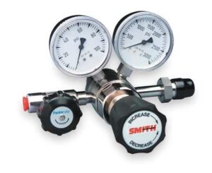 silverline series high purity gas regulator 0 to 25 psi, 2", corrosive gas