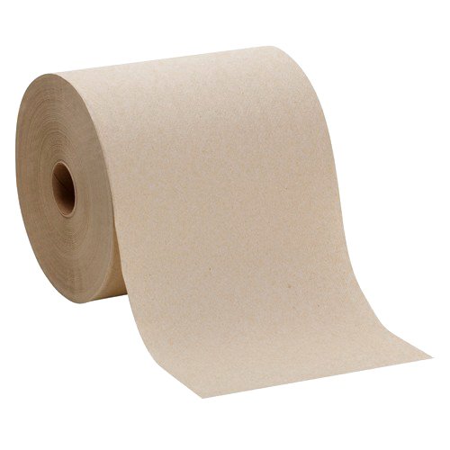 Pacific Blue Basic Recycled Hardwound Paper Towel Rolls by GP PRO (Georgia-Pacific), Brown, 26301, 800 Feet Roll