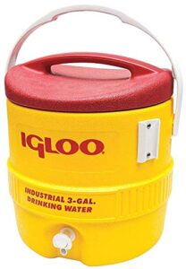 igloo beverage cooler, 3 gal., yellow