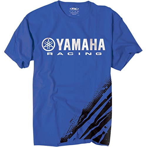 Factory Effex 14-88180 Yamaha' Flare T-Shirt (Blue, Medium)