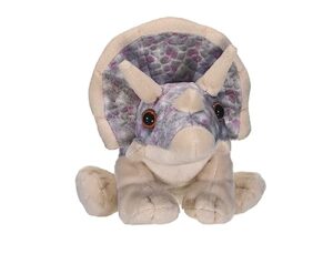 wild republic 10893 triceratops plush, dinosaur stuffed animal, gifts for kids, cuddlekins 8"