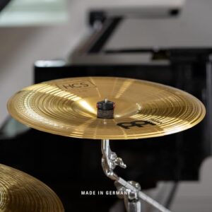 Meinl Cymbals Super Set Box Pack with 14” Hihats, 20” Ride, 16” Crash, 18” Crash, 16” China, and a 10” Splash – HCS Traditional Finish Brass – Made In Germany, 2-YEAR WARRANTY (HCS-SCS)