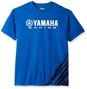 factory effex 14-88180 yamaha' flare t-shirt (blue, medium)