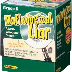 Edupress Mathological Liar Game, Grade 5 (EP63398)