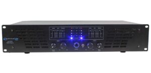 technical pro ax amplifier series ax3000 3000 watts peak power 2u professional 2 channel power amplifier, black