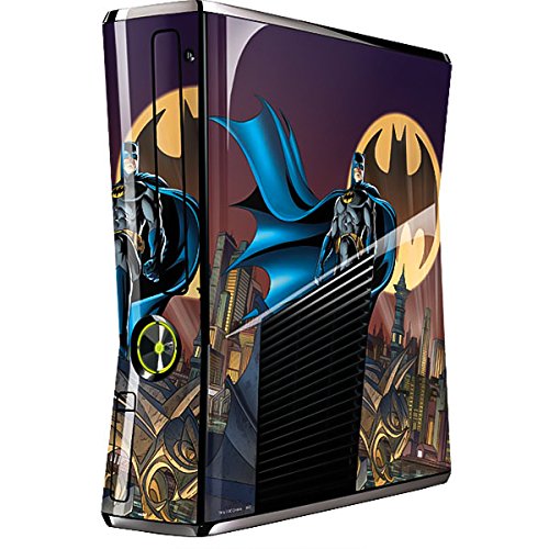 Skinit Decal Gaming Skin Compatible with Xbox 360 Slim (2010) - Officially Licensed Warner Bros Batman in The Sky Design