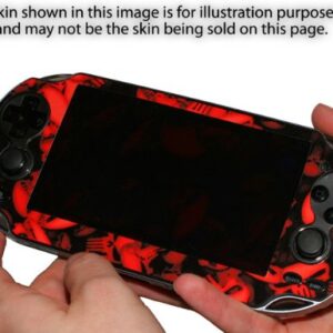 WraptorSkinz Vinyl Wrap Skin Brushed Metal Red Compatible with Sony PS Vita