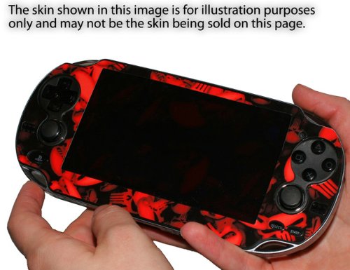 WraptorSkinz Vinyl Wrap Skin Brushed Metal Red Compatible with Sony PS Vita