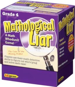 edupress mathological liar, grade 4