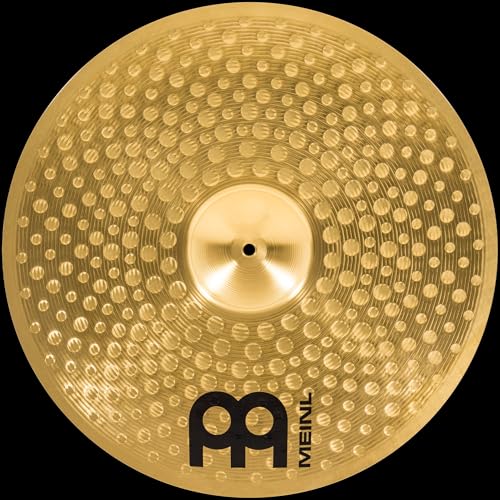 Meinl Cymbals Super Set Box Pack with 14” Hihats, 20” Ride, 16” Crash, 18” Crash, 16” China, and a 10” Splash – HCS Traditional Finish Brass – Made In Germany, 2-YEAR WARRANTY (HCS-SCS)