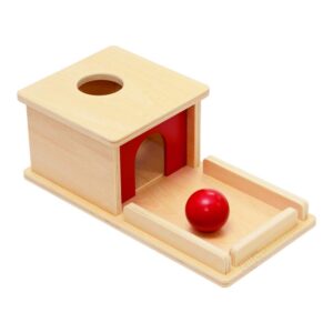 Elite Montessori Object Permanence Box with Tray and Ball