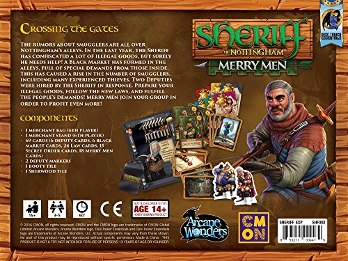 Arcane Wonders Sheriff of Nottingham Merry Men Board Games