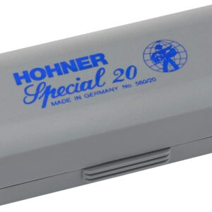 Hohner Special 20 Diatonic Harmonica, C-major - Professional, Responsive Reeds, Injection Molded Plastic Comb with Projecting Mouthpiece