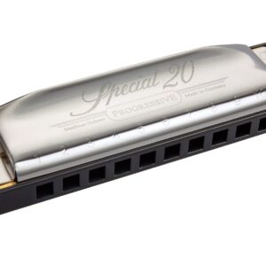 Hohner Special 20 Diatonic Harmonica, C-major - Professional, Responsive Reeds, Injection Molded Plastic Comb with Projecting Mouthpiece