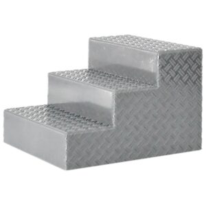 silver wrestling ring stairs for wrestling figure rings