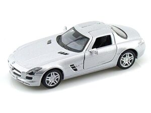 mercedes-benz sls amg 1/36 silver