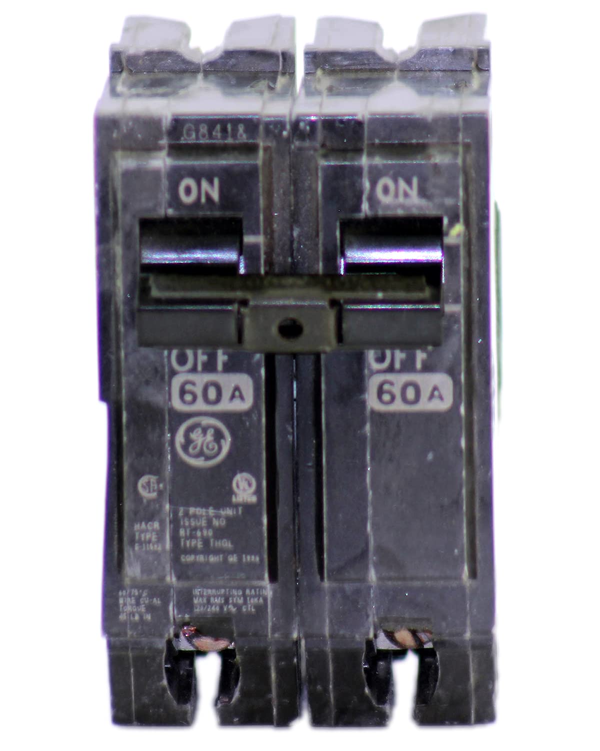 General Electric THQL2160 Breaker 1/pkg 60A 240V 2P 10kA