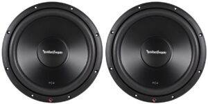 rockford fosgate r2d4-12 12" 1000w dual 4 ohm car audio subwoofers sub (2 pack)