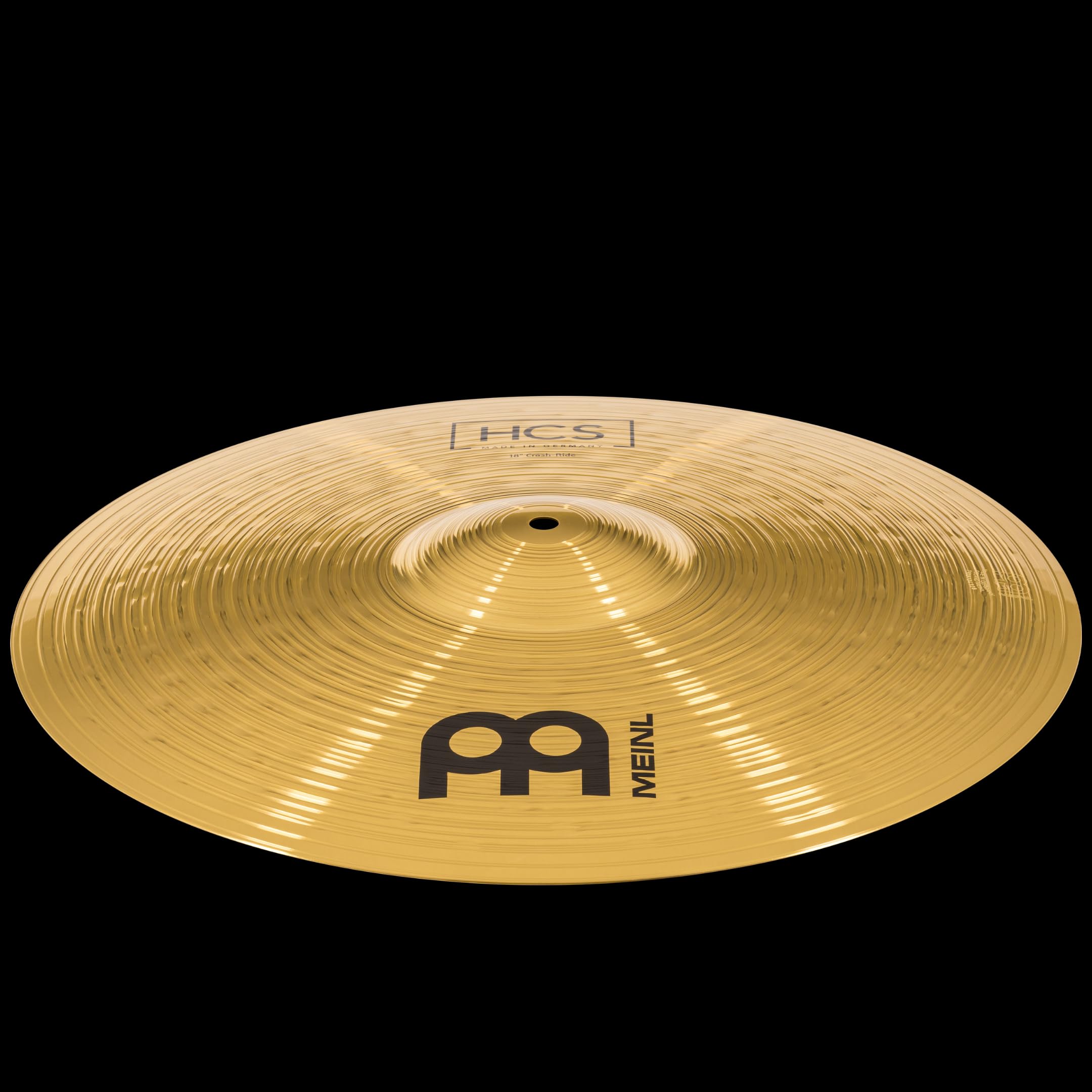 Meinl Cymbal Set Box Pack with 14” Hihats, 18” Crash/Ride, Plus a FREE 14” Crash – HCS Traditional Finish Brass – Made In Germany, TWO-YEAR WARRANTY (HCS1418+14C)