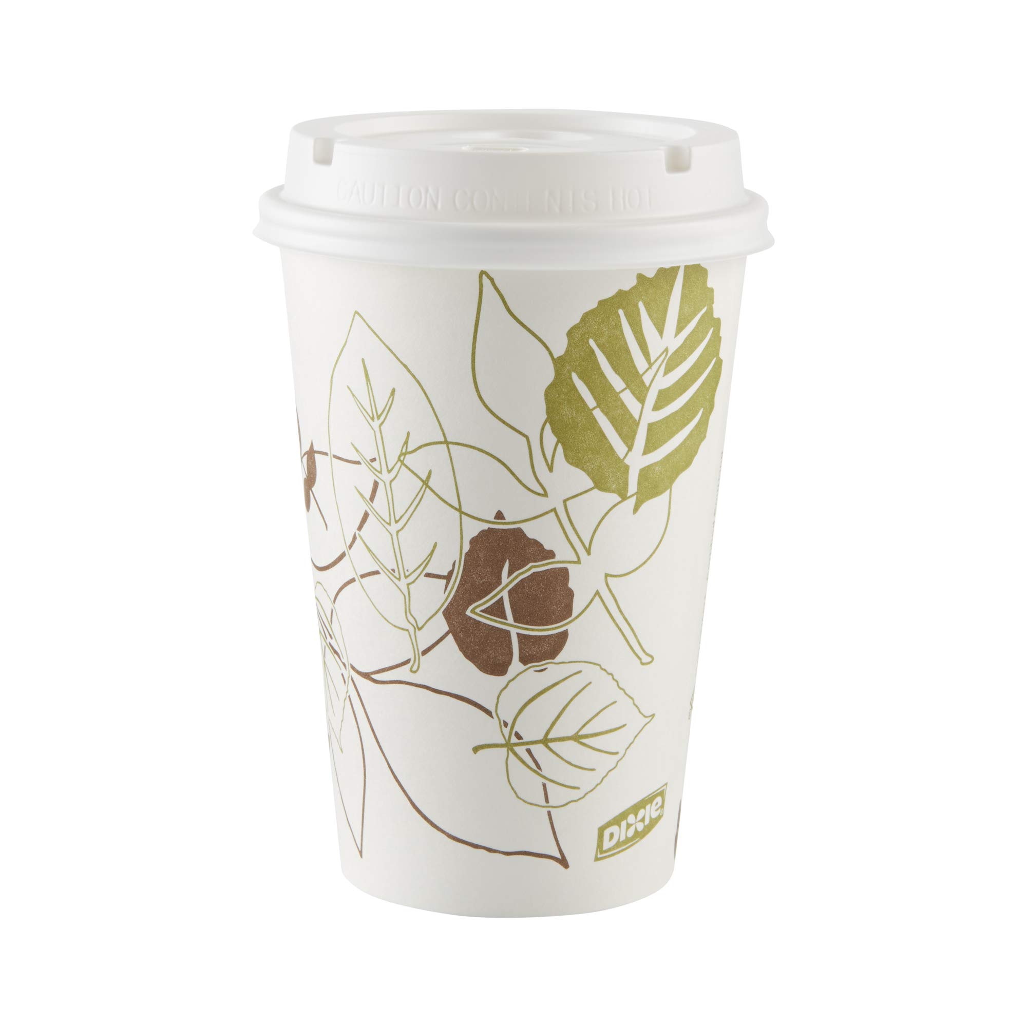 Georgia-Pacific Dixie Disposable Paper Hot Coffee Cup, 2346PATH, 50 Cups Per Sleeve, 20 Sleeves Per Case, 16 oz.