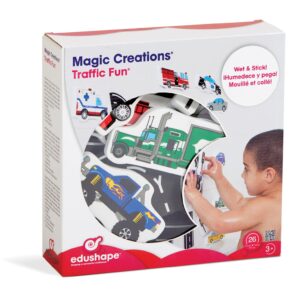 Edushape Magic Creations Bath Play Set, Traffic Fun