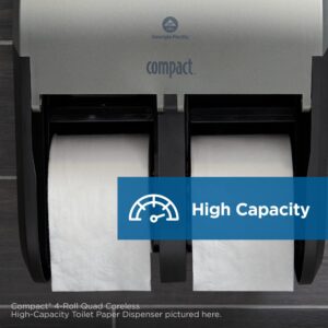 Compact by GP Pro Coreless 2-Ply Bathroom Tissue, 1,000 Sheets Per Roll, Case Of 36 Rolls