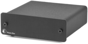 pro-ject audio - phono box dc - mm/mc phono preamp with line output (black)