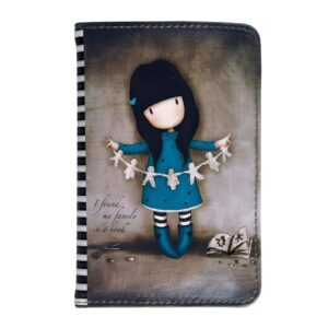 santoro 249ec01 gorjuss passport holder - family in a book