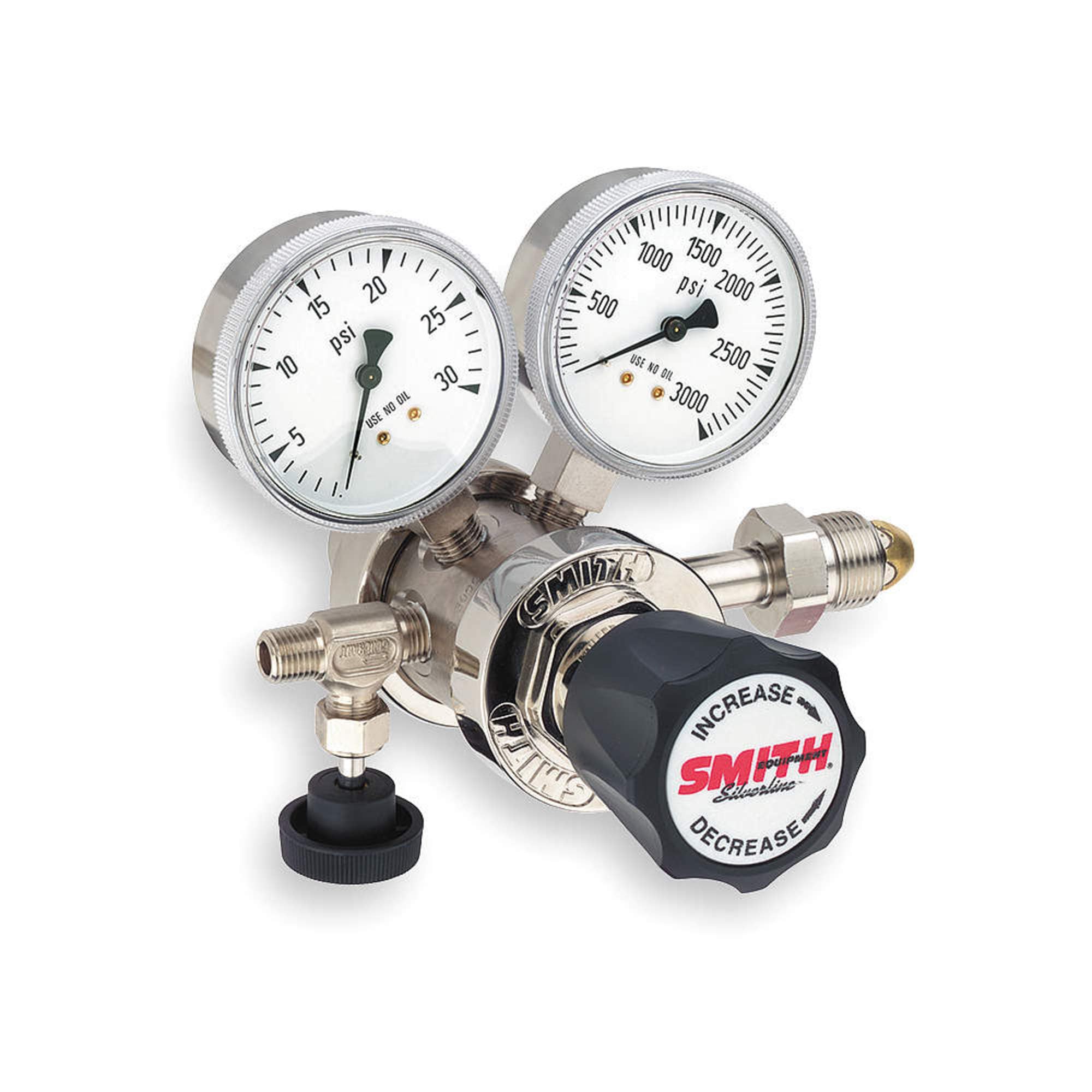 Silverline Series High Purity Gas Regulator 0 to 150 psi, 2", Carbon Dioxide