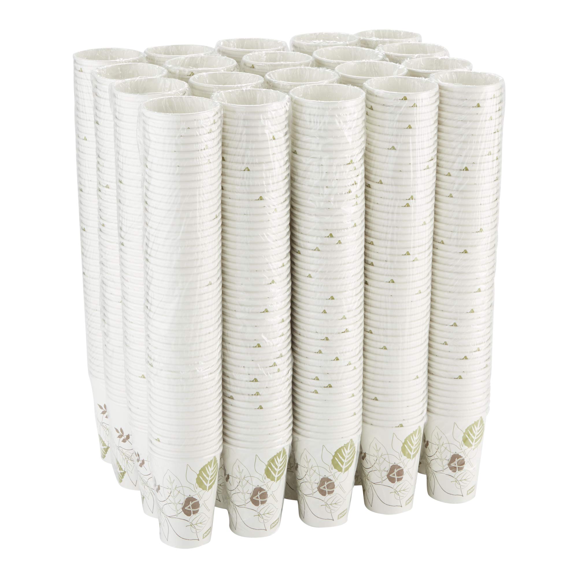 Georgia-Pacific Dixie Disposable Paper Hot Coffee Cup, 2346PATH, 50 Cups Per Sleeve, 20 Sleeves Per Case, 16 oz.