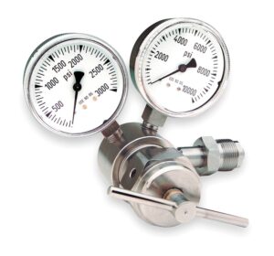 silverline series specialty gas regulator 0 to 2000 psi, 2.5", non-corrosive inert gas