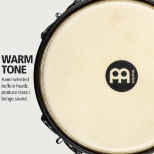 Meinl Percussion HTB100WB-M Headliner Traditional Designer Series Wood Bongos, Walnut Brown