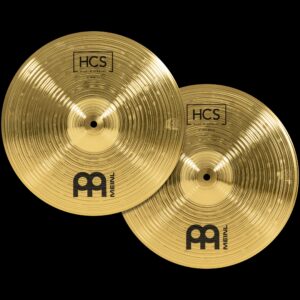 Meinl Cymbal Set Box Pack with 14” Hihats, 18” Crash/Ride, Plus a FREE 14” Crash – HCS Traditional Finish Brass – Made In Germany, TWO-YEAR WARRANTY (HCS1418+14C)