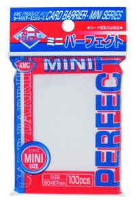 perfect barrier mini card sleeves (100 sleeves), 60mm x 87mm