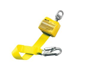 miller by honeywell 8327/10ftyl retractable lanyard with carabiner, 10', yellow