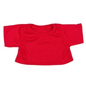 Red T-Shirt Outfit Teddy Bear Clothes Fits Most 14"-18" Build-a-Bear and Make Your Own Stuffed Animals