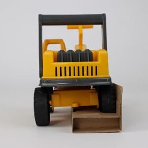 Lena Eco Active Backhoe - Durable UV-Protected Plastic & Noise-Canceling Tires, Enhances Fine Motor Skills, European Quality