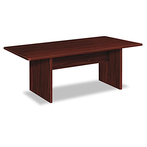 HON BL Series Conference Table , Rectangle , Flat Edge Profile , Slab Base , 72"W x 36"D , Mahogany Finish